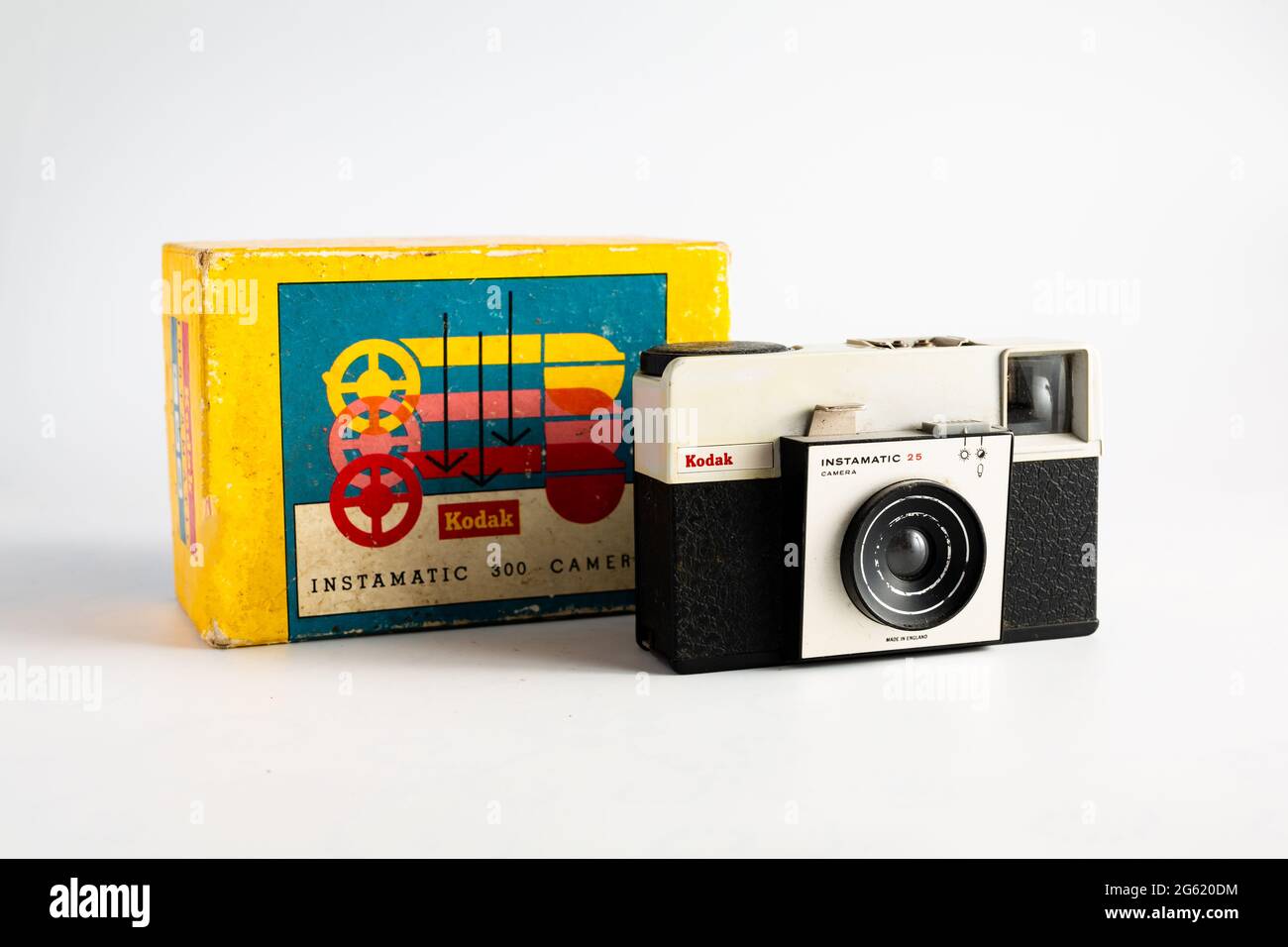 Woodbridge Suffolk UK June 29 2021: A classic Kodak Instamatic 25 film ...