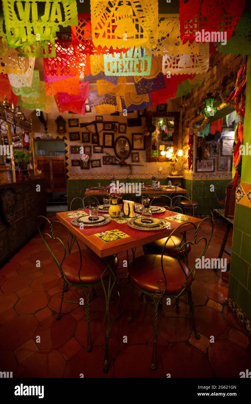 Zacatecas City, Zacatecas City, Mexico - May 23, 2019: Interior view of ...