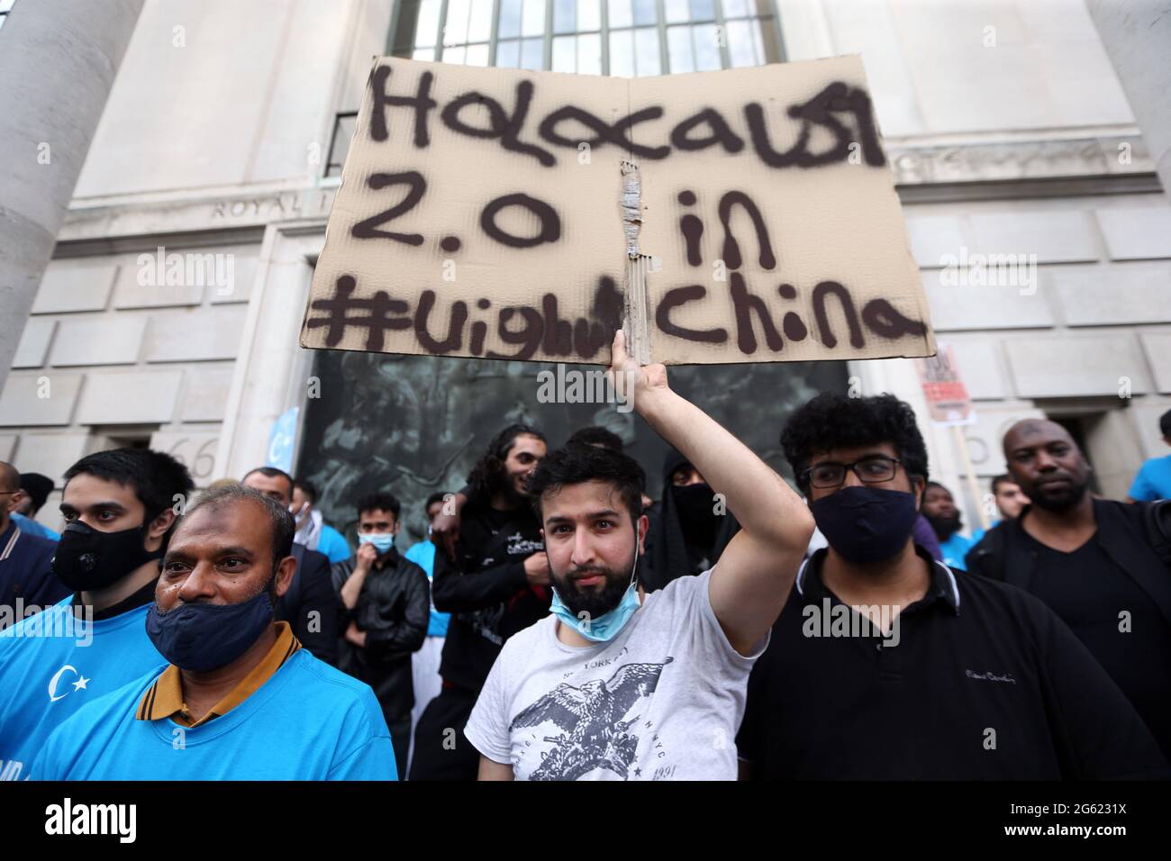 Uighur protest london hi-res stock photography and images - Alamy