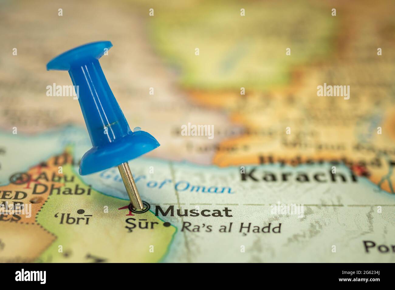 Muscat map hi-res stock photography and images - Alamy