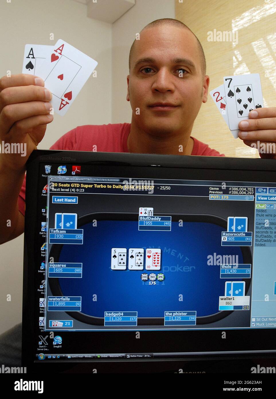 MARC COUPAR FROM BRIGHTON WHO GAVE UP HIS JOB TO PLAY POKER ON THE ...