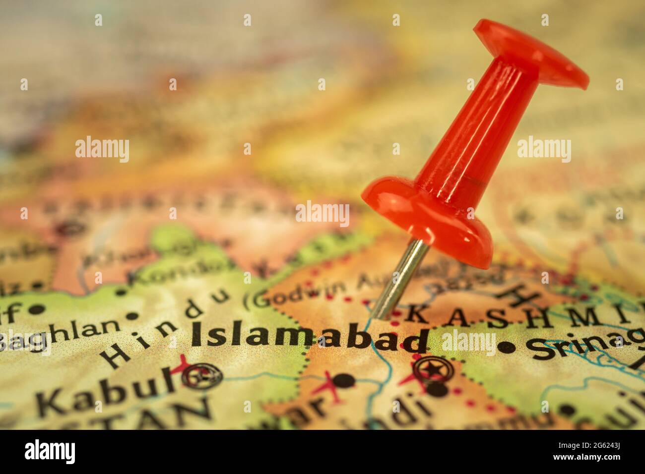 Map of islamabad hi-res stock photography and images - Alamy
