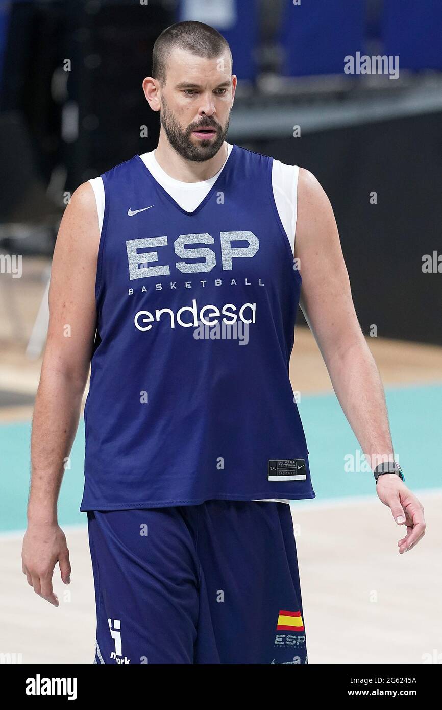 Spain's Marc Gasol during training session. July 1,2021.(Photo by Acero ...