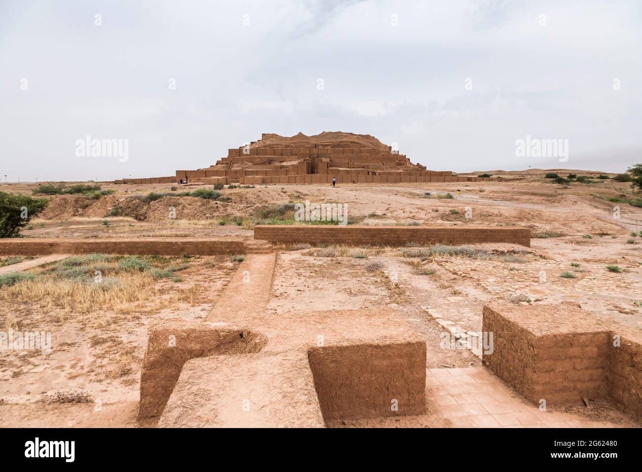 Chogha Zanbil Ziggrat(ziqqrat),massive stepped pyramid-like complex of ...
