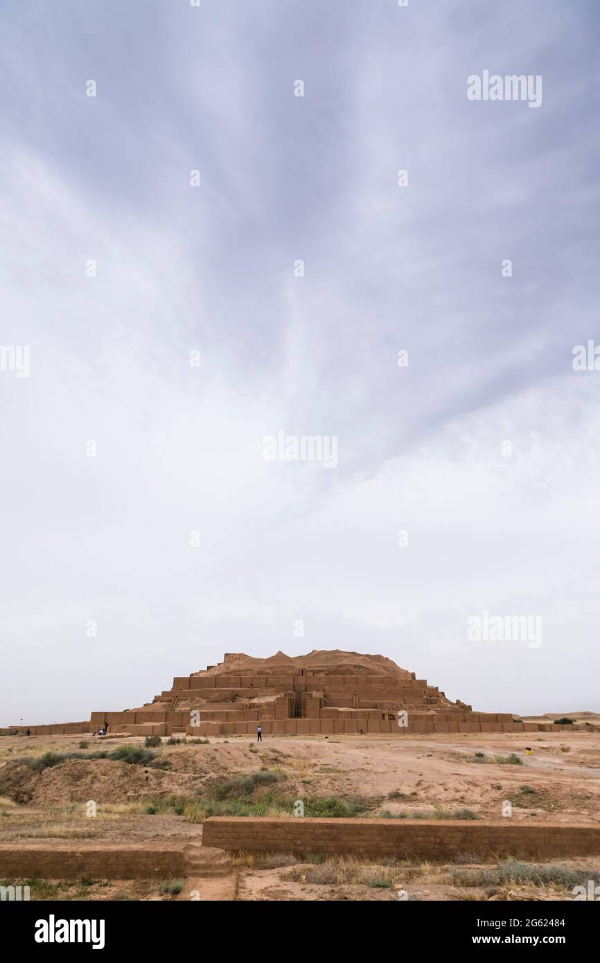 Chogha Zanbil Ziggrat(ziqqrat),massive stepped pyramid-like complex of ...