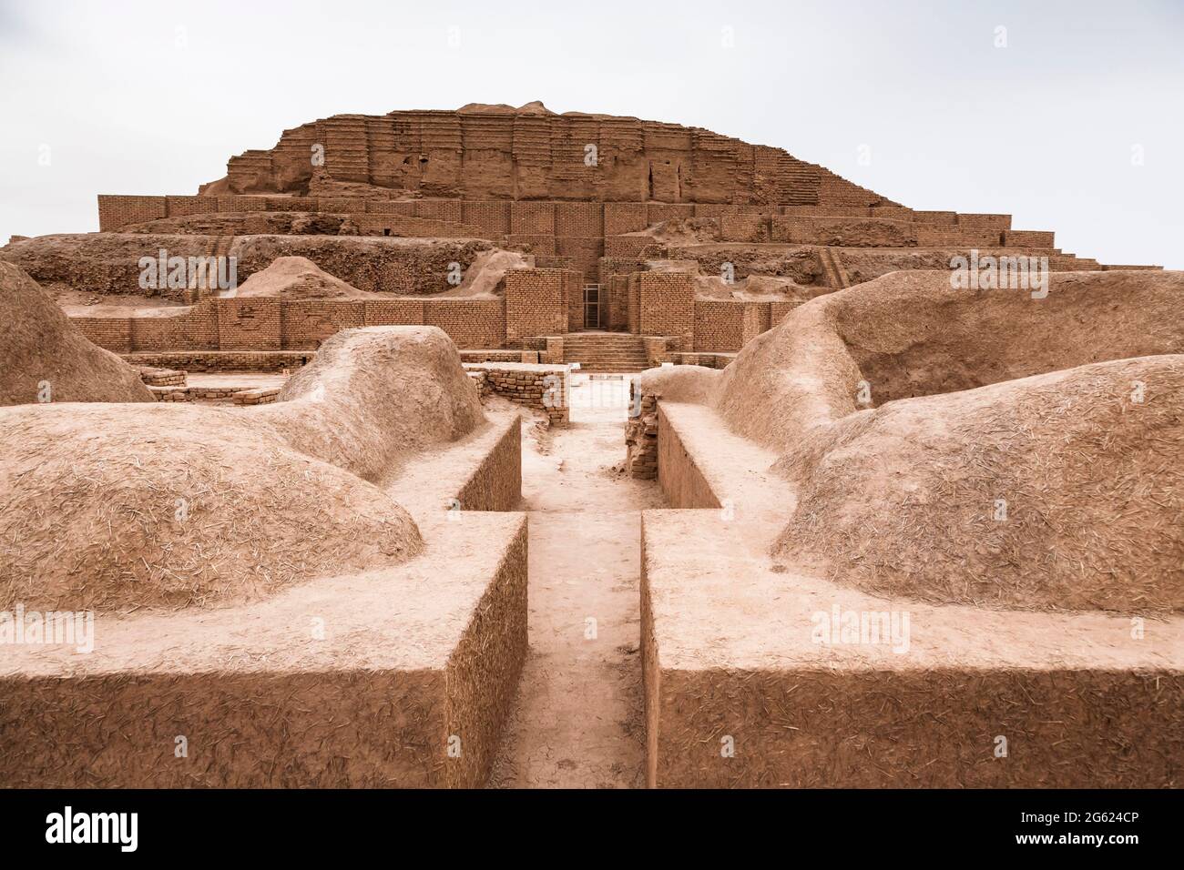Chogha Zanbil Ziggrat(ziqqrat),massive stepped pyramid-like complex of ...