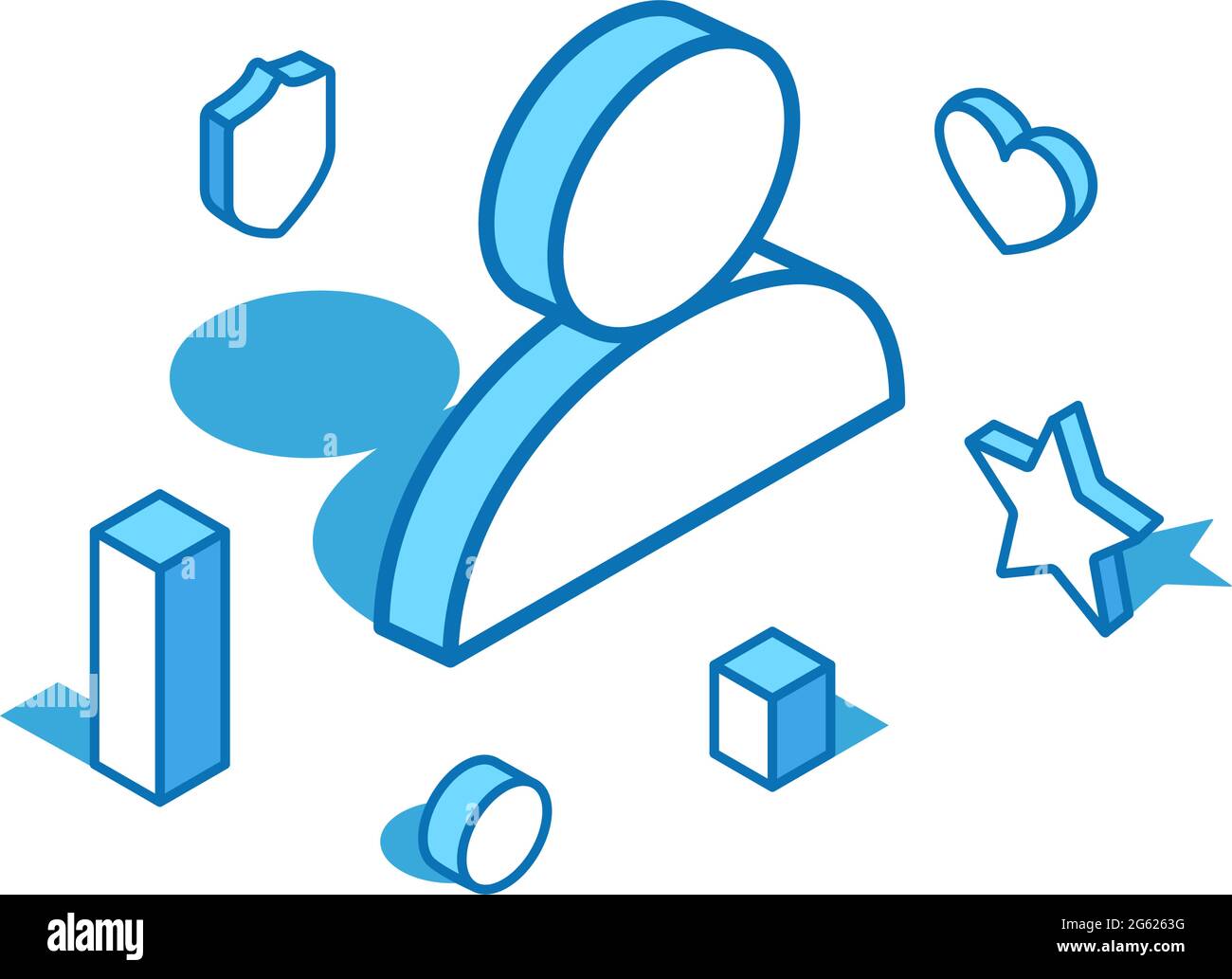 Website template personal profile Cut Out Stock Images & Pictures - Alamy