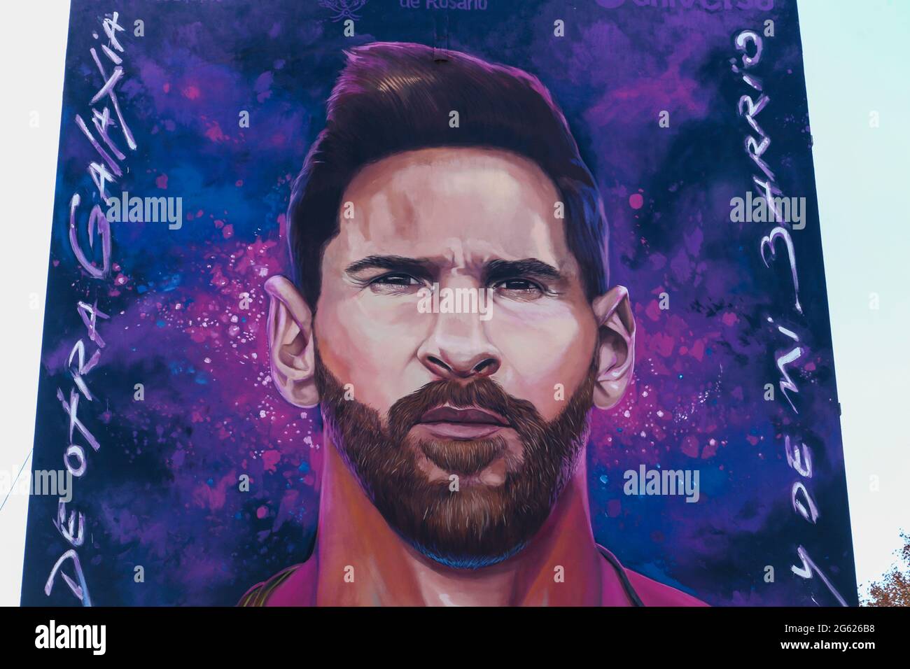 Messi mural rosario hi-res stock photography and images - Alamy