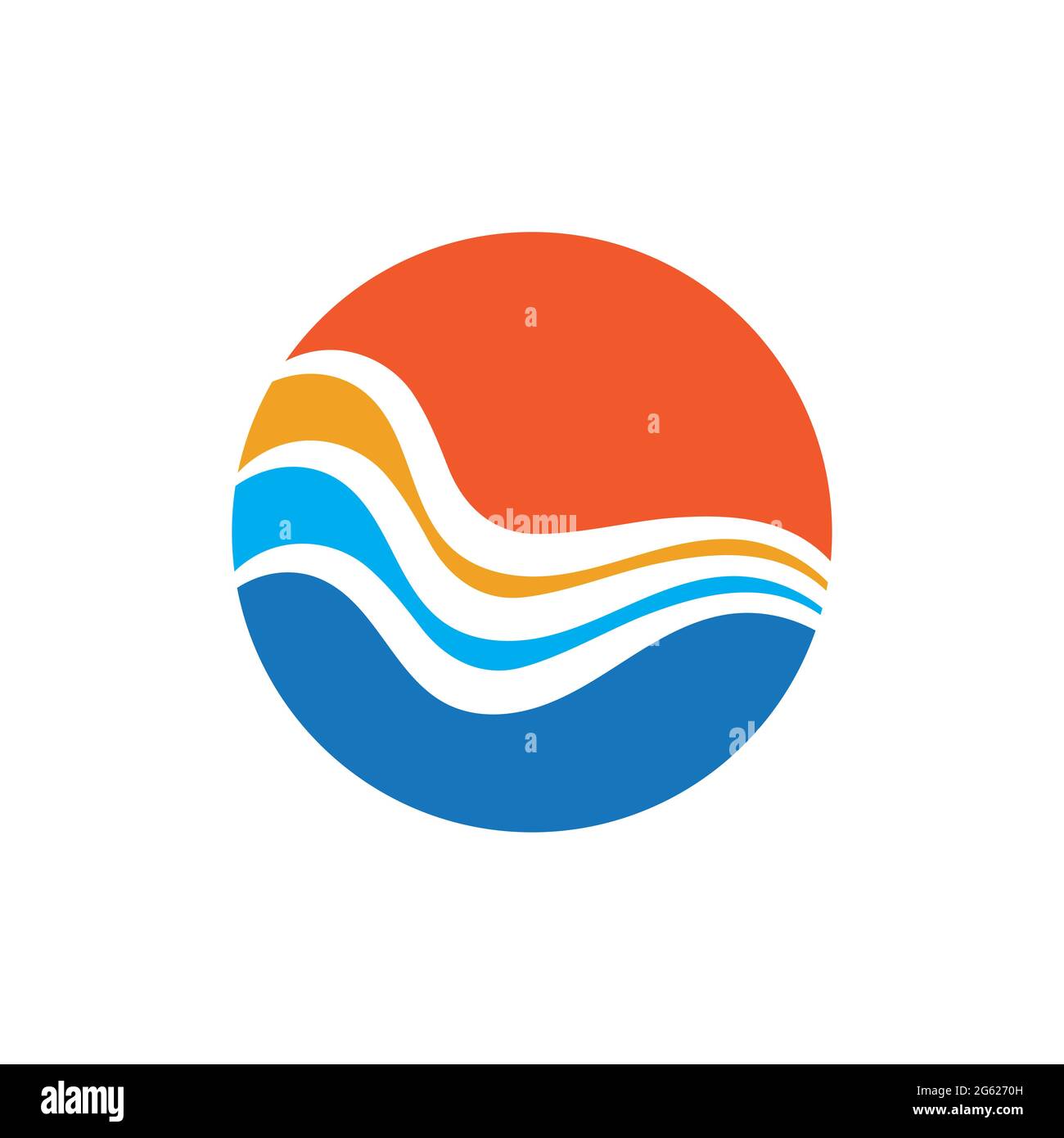illustration of Water wave logo vector design Stock Vector Image & Art ...