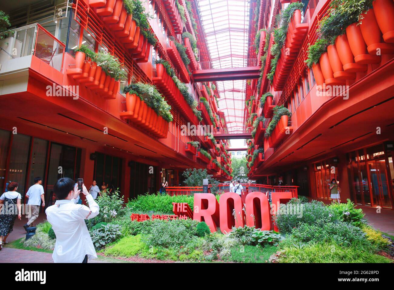 SHANGHAI, CHINA - JUNE 30, 2021 - The new web celebrity fashion ...