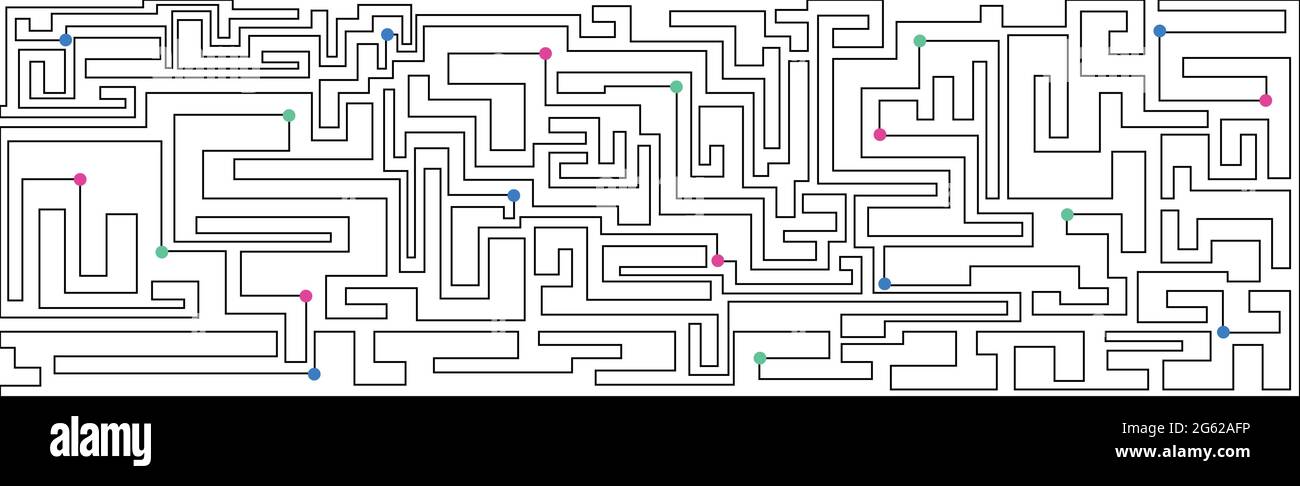 Grey labyrinth Stock Vector Images - Alamy