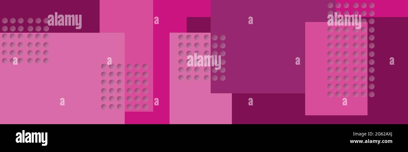 Red - pink abstract background with different geometric shapes - Vector ...