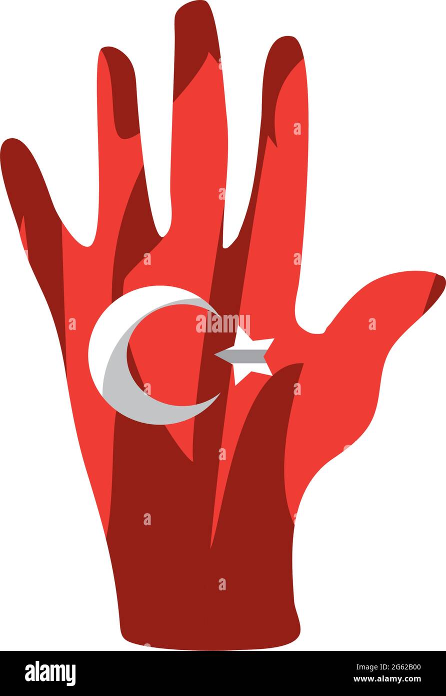 Hand gesture victory flag turkey hi-res stock photography and images ...