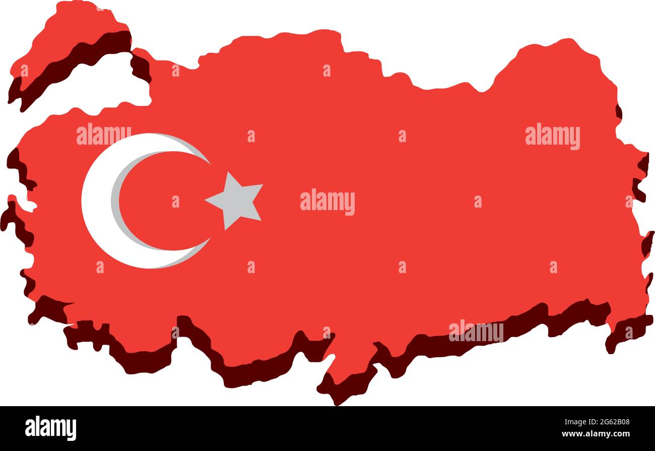 Turkey Country Map High Resolution Stock Photography and Images - Alamy