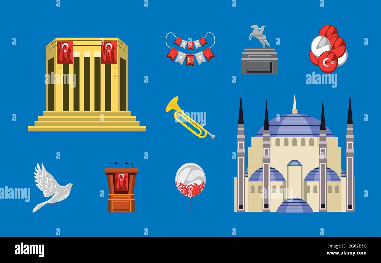 Turkey statue Stock Vector Images - Alamy