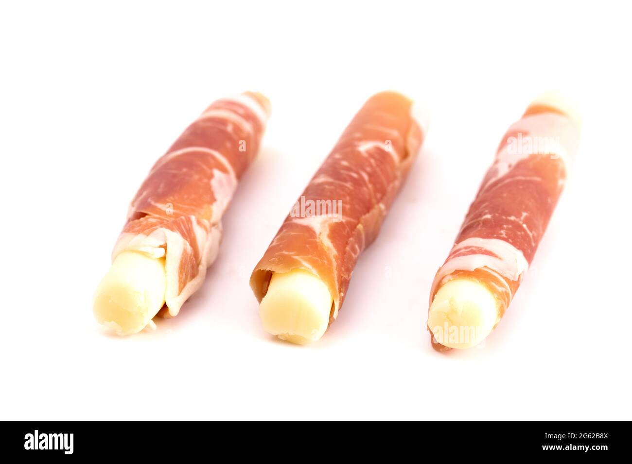 Mozzarella Cheese Stick Wrapped in Cured Meat a Great Snack for Low ...