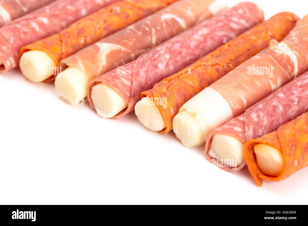 Mozzarella Cheese Stick Wrapped in Cured Meat a Great Snack for Low ...