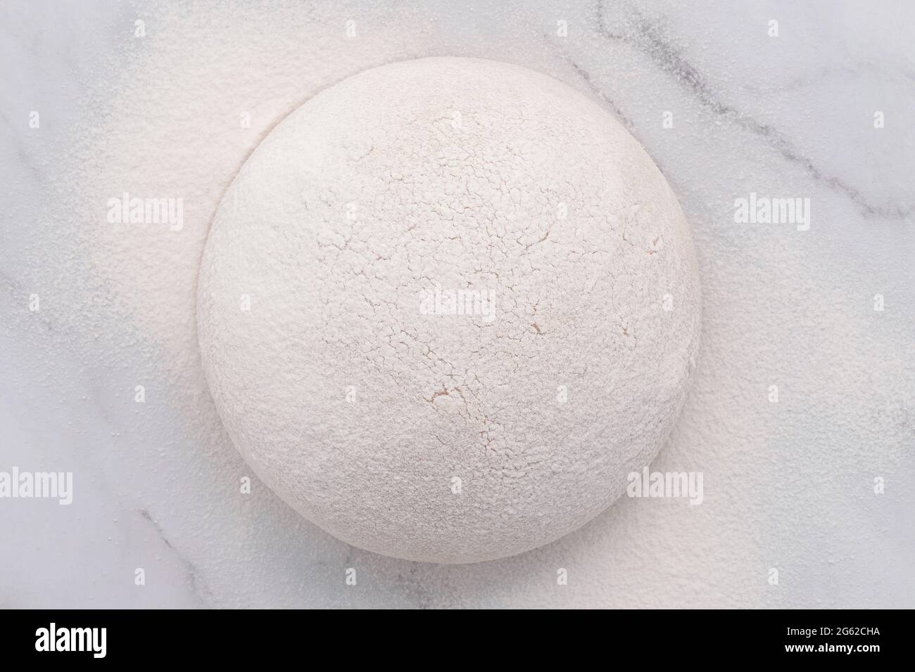 Dough resting on white table hi-res stock photography and images - Alamy