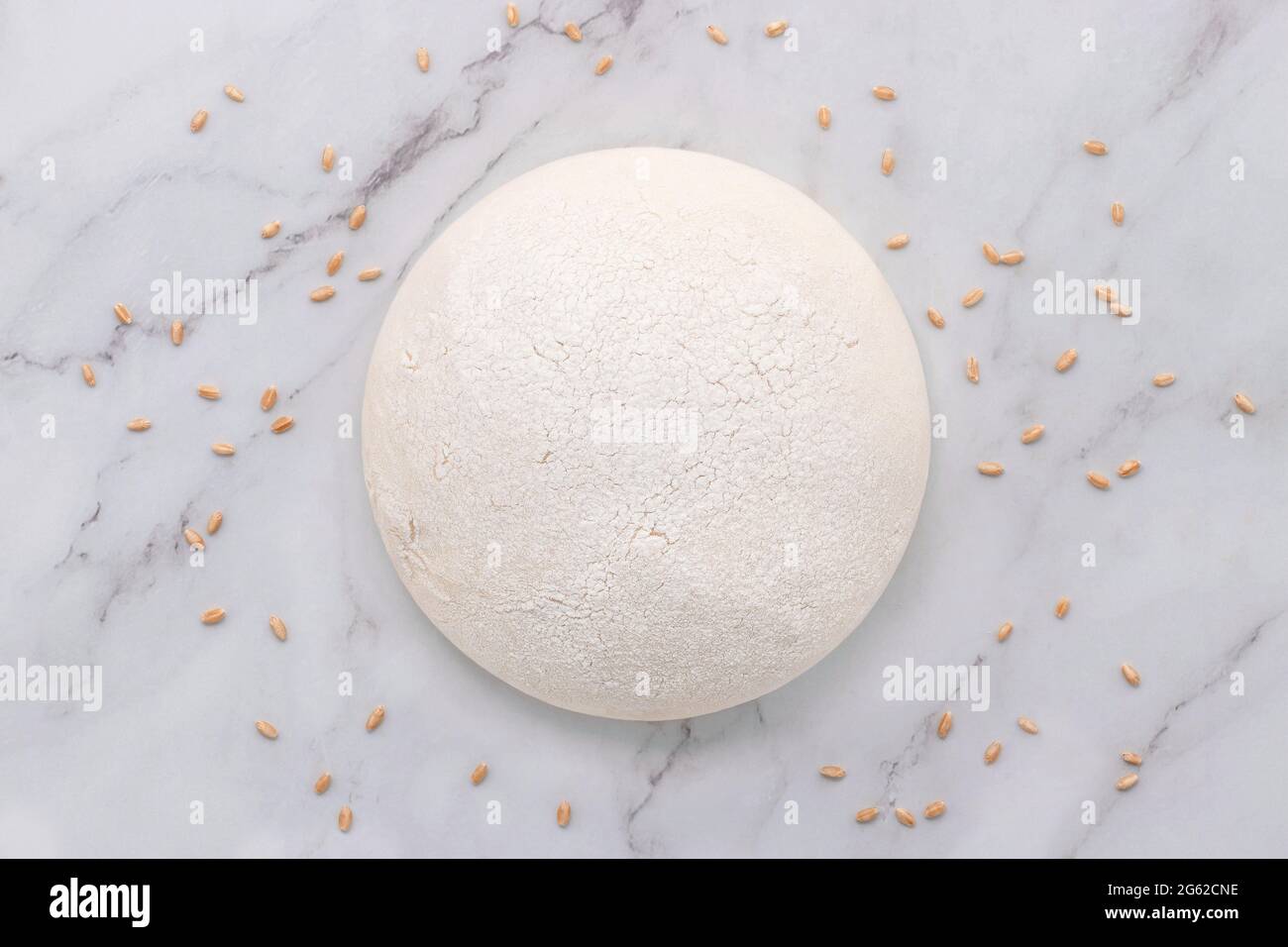 Dough resting on white table hi-res stock photography and images - Alamy