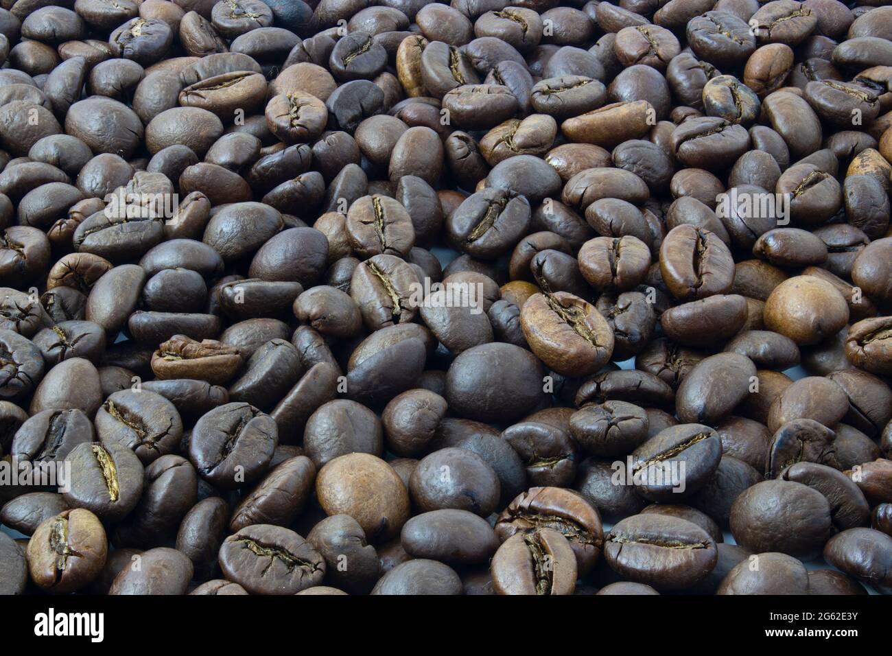 Background from coffee beans. Full focus Stock Photo - Alamy