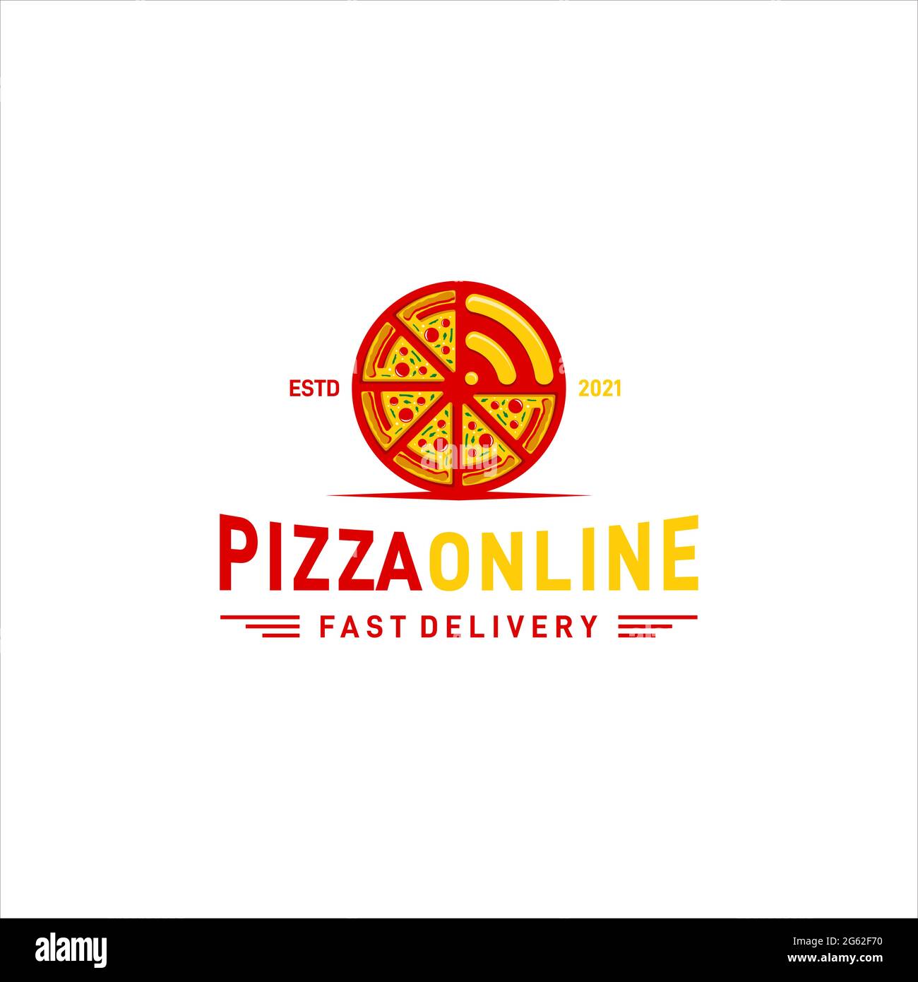 Rustic Retro Vintage Pizza or Pizzeria logo design and Signal logo ...