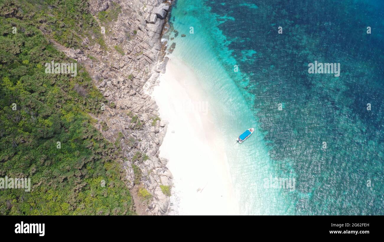 Nice beach in Con Dao island southern Vietnam Stock Photo - Alamy