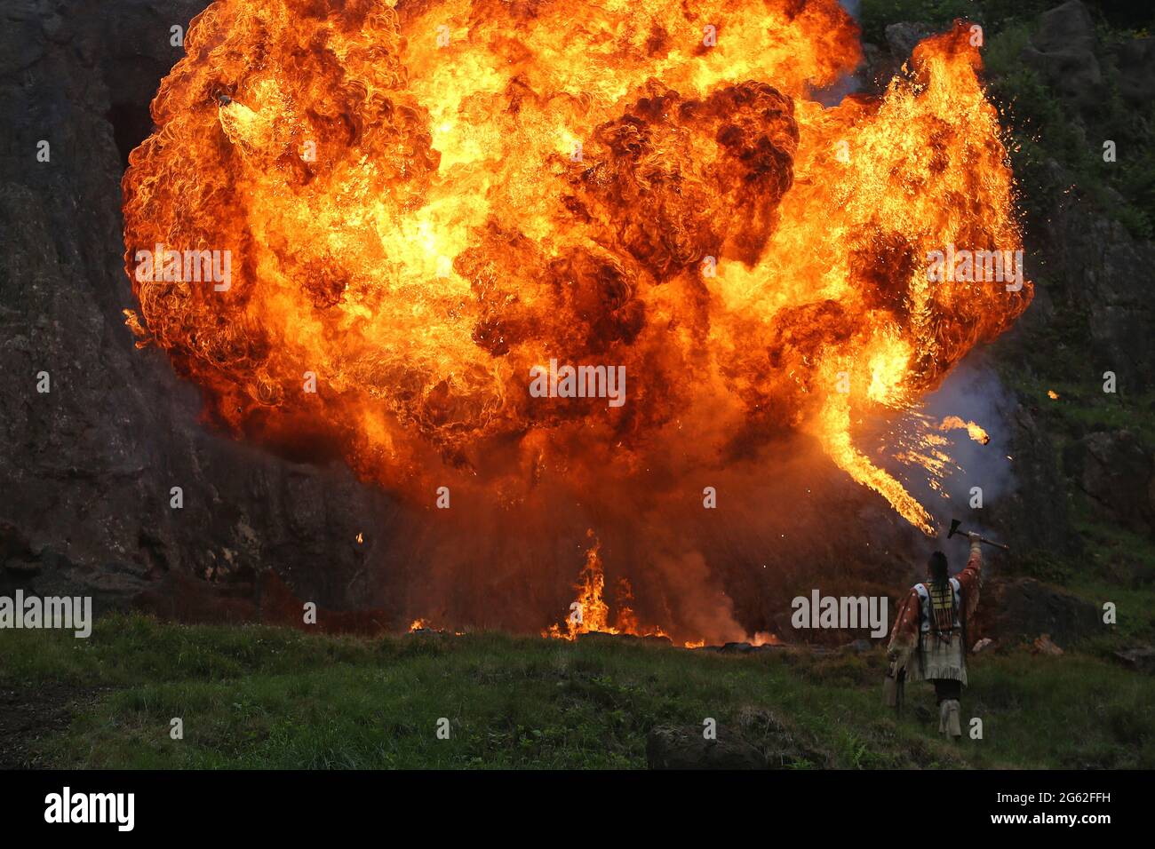 Play theatre explosion hi-res stock photography and images - Alamy