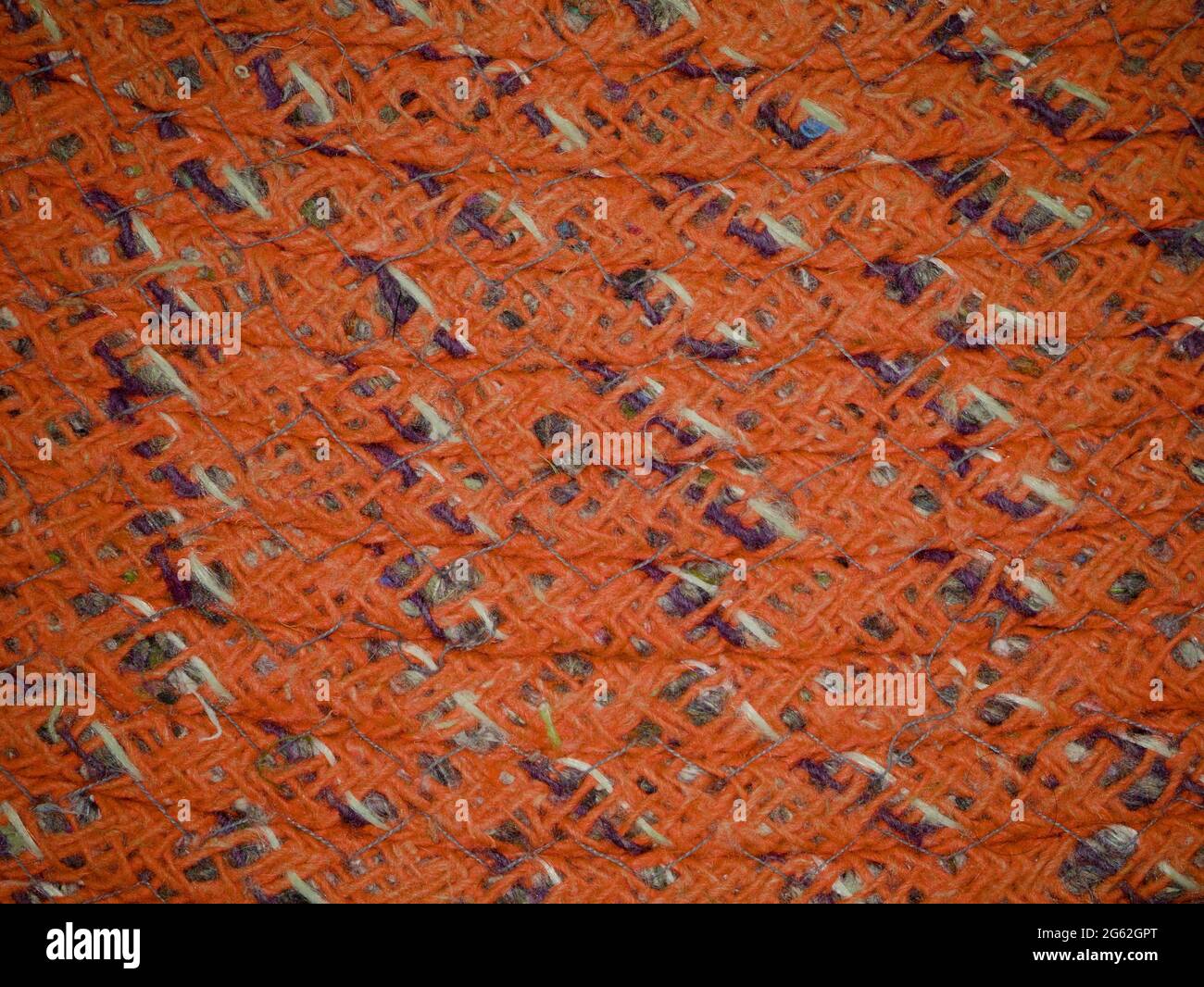 Orange color cloth texture with mixed design pattern Stock Photo - Alamy