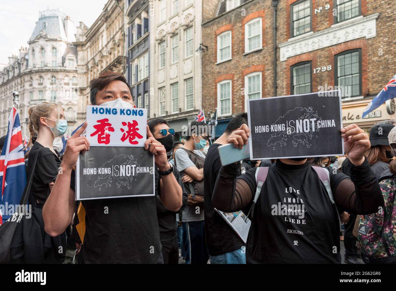 Hong kong handover poster hi-res stock photography and images - Alamy