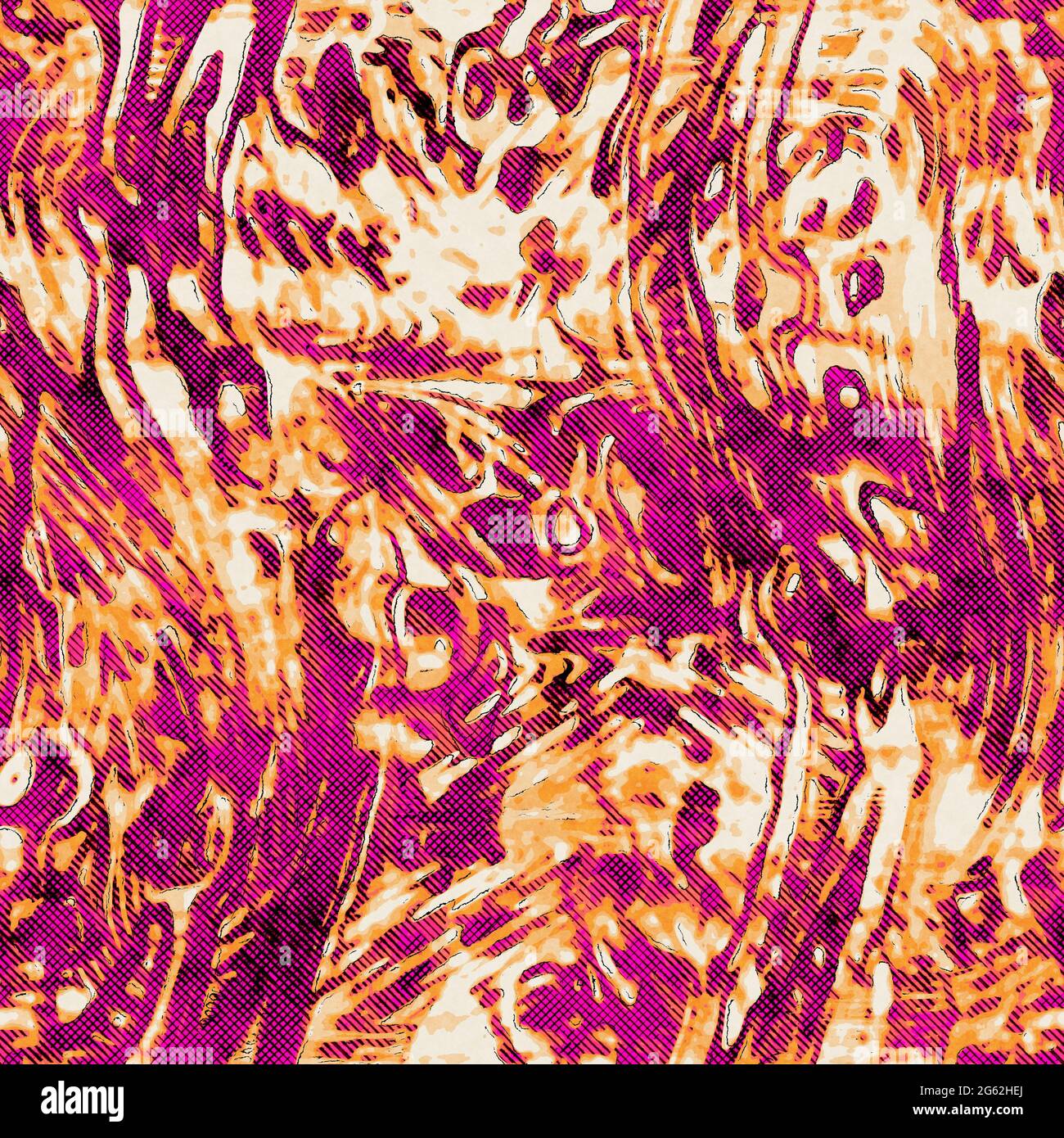 Seamless bright vivid pink and yellow pattern swatch for print Stock ...