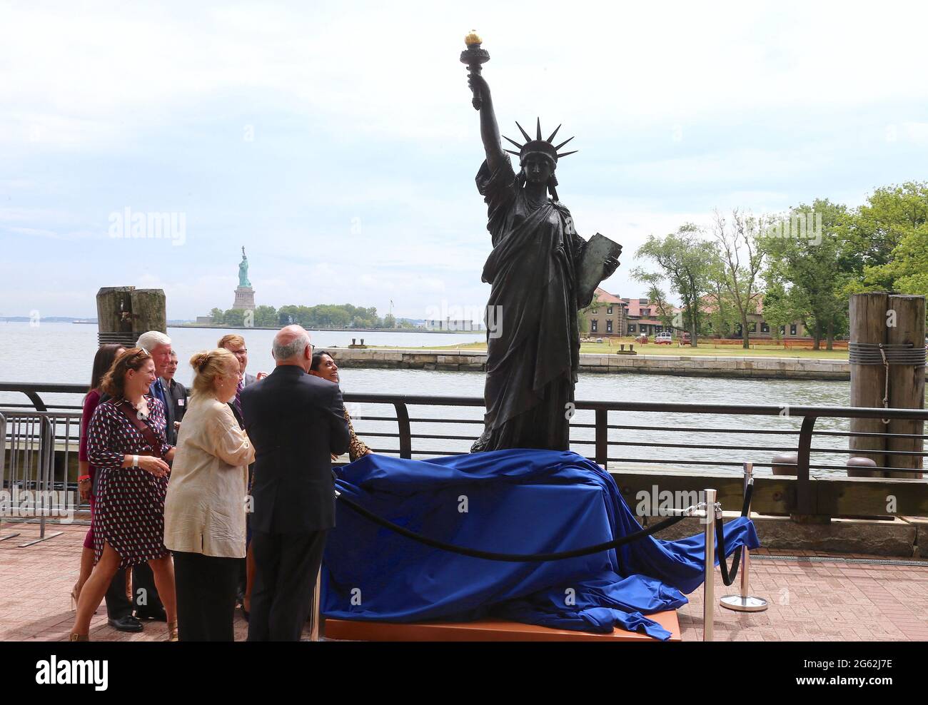 New York City, United States. 01st July, 2021. Lady Liberty's "Little ...