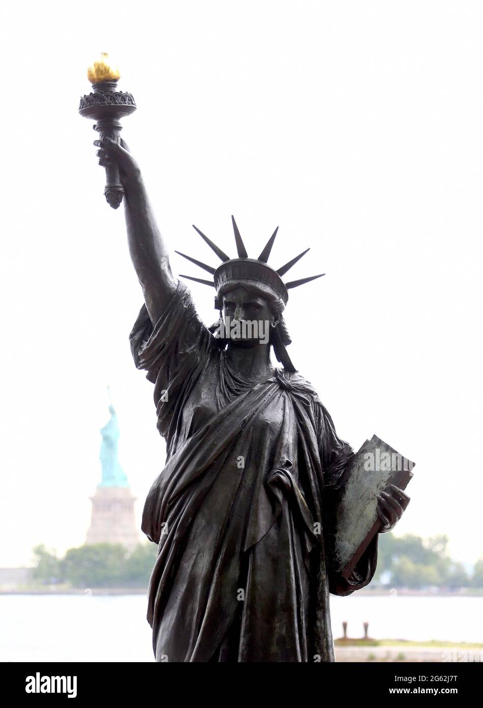 New York City, United States. 01st July, 2021. Lady Liberty's "Little ...