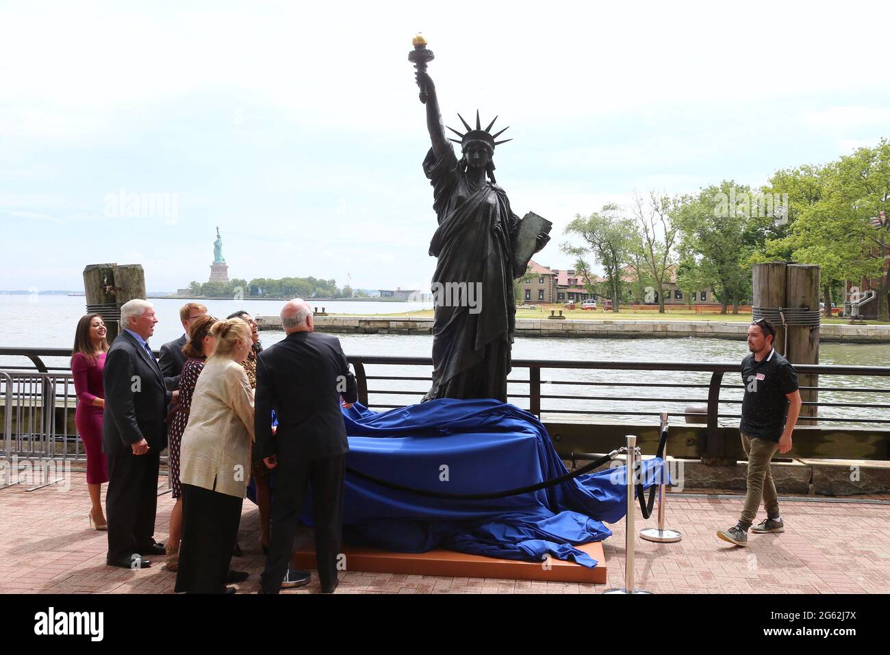 New York City, United States. 01st July, 2021. Lady Liberty's "Little ...