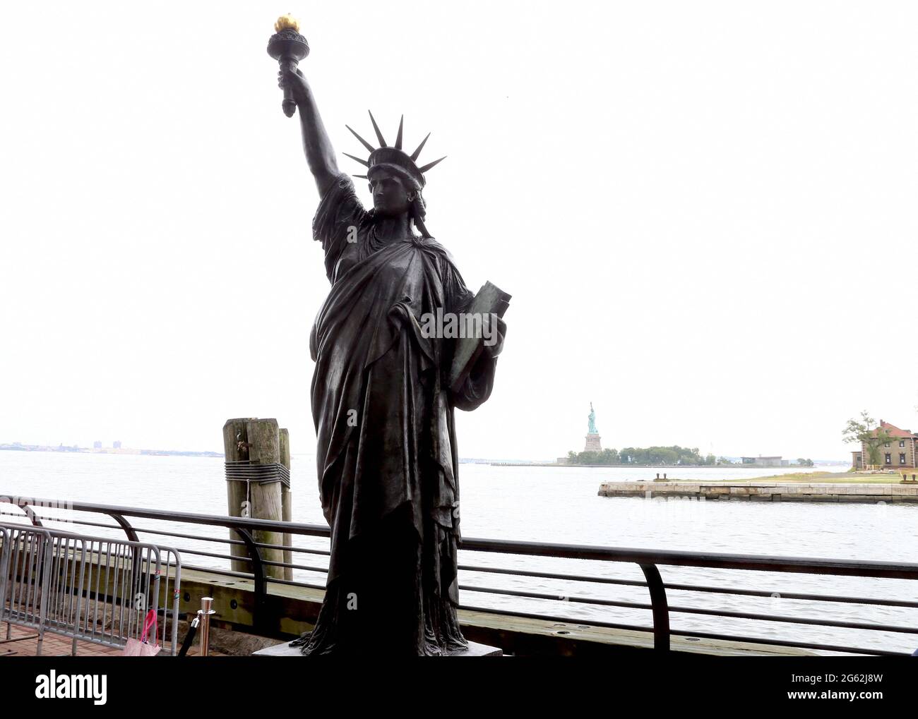 New York City, United States. 01st July, 2021. Lady Liberty's "Little ...