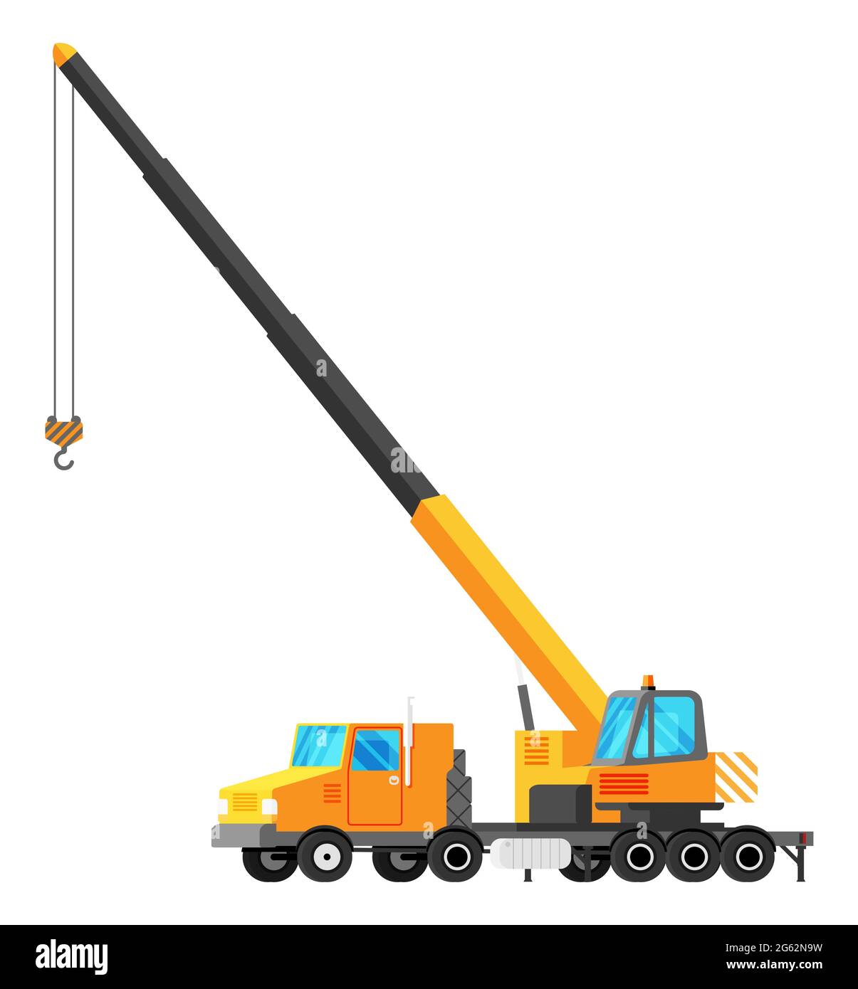 View industrial crane on Stock Vector Images - Alamy