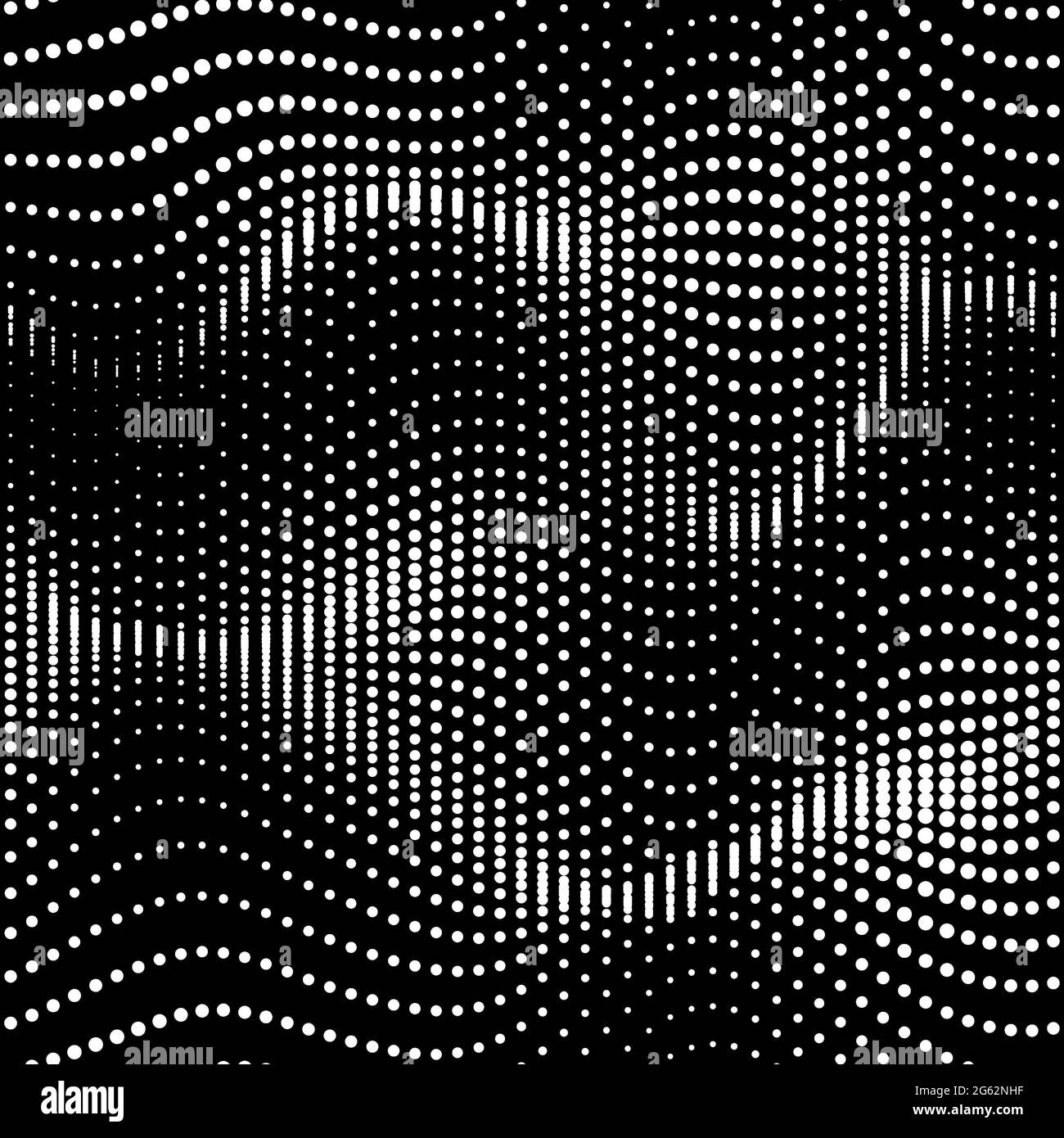 Seamless wavy array of dots pattern for print or digital use Stock ...