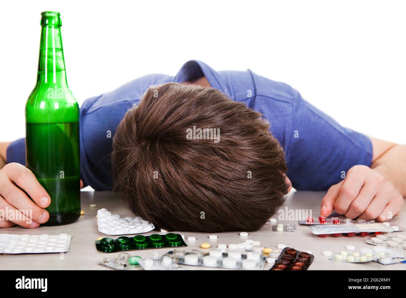 Acute alcohol poisoning hi-res stock photography and images - Alamy
