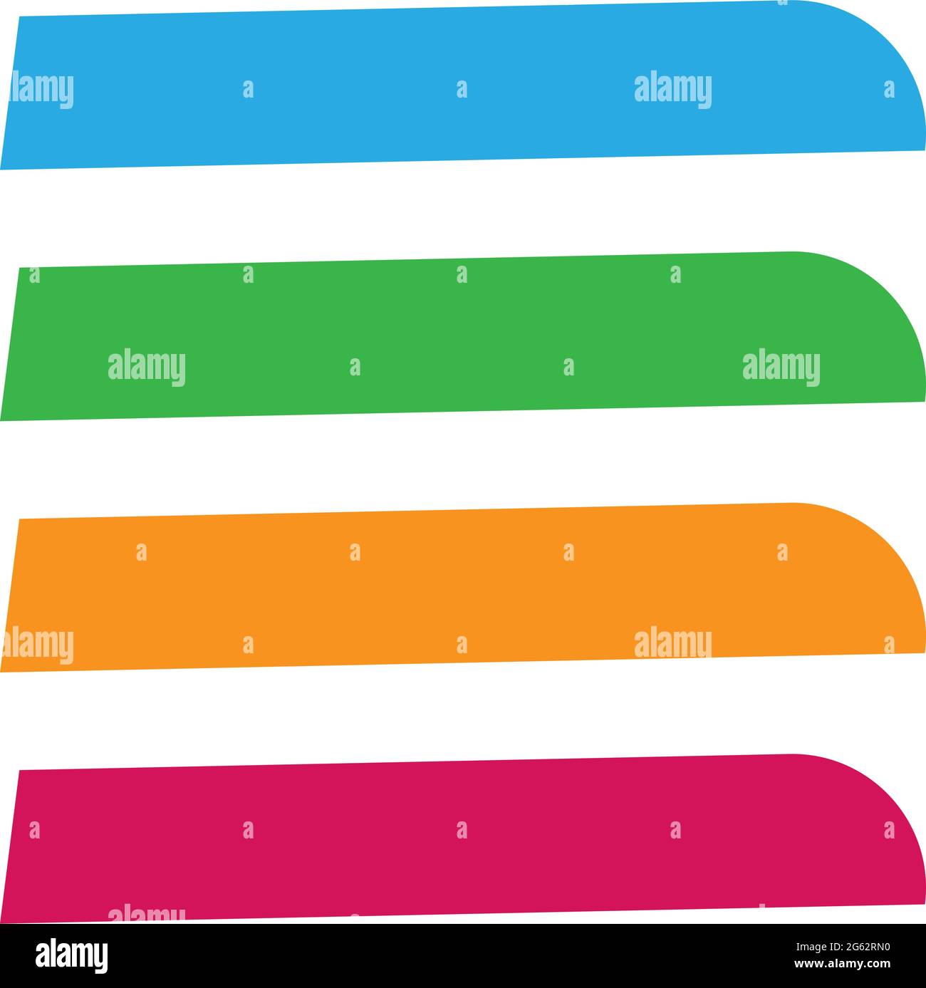 Long wide banner flat Cut Out Stock Images & Pictures - Alamy