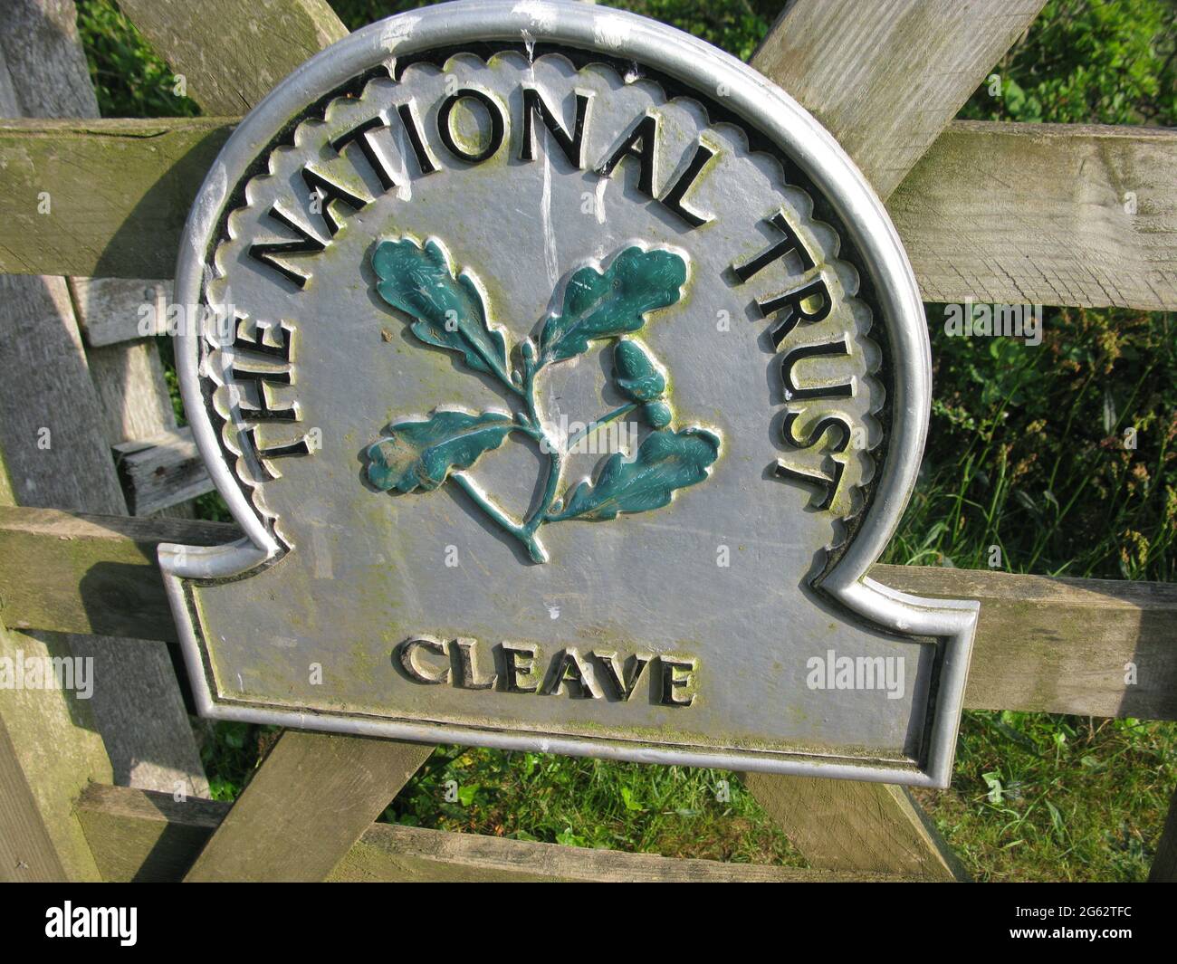 Cleave sign. South west coast path. North Cornwall. West country ...