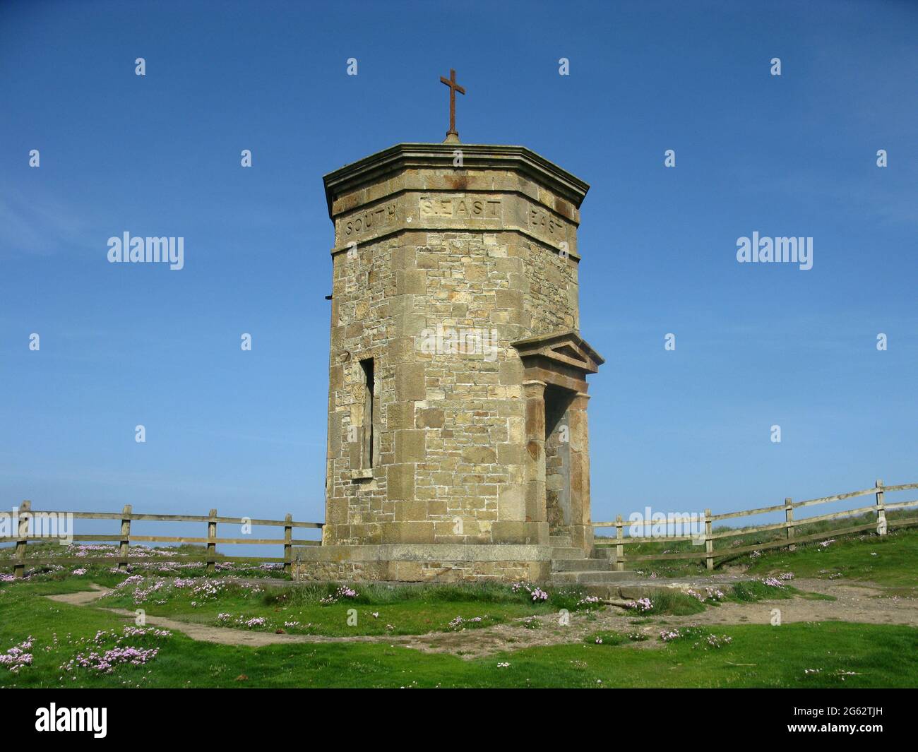 The Storm Tower folly. Bude. South west coast path. North Cornwall ...