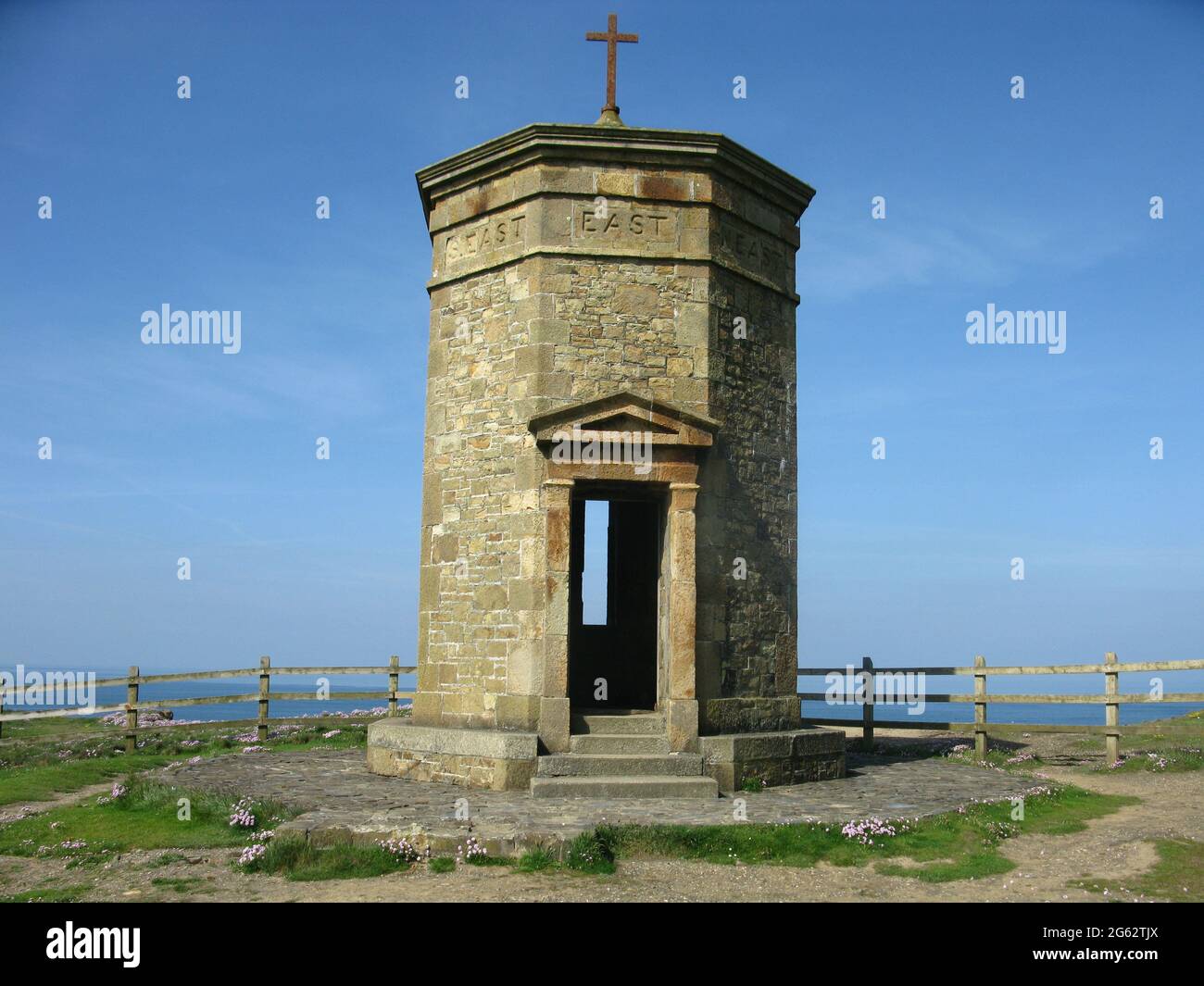 The Storm Tower folly. Bude. South west coast path. North Cornwall ...