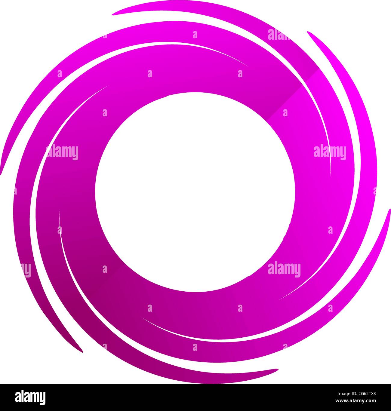 Abstract spiral, swirl, twirl design element. Curlicue, rotating shape ...