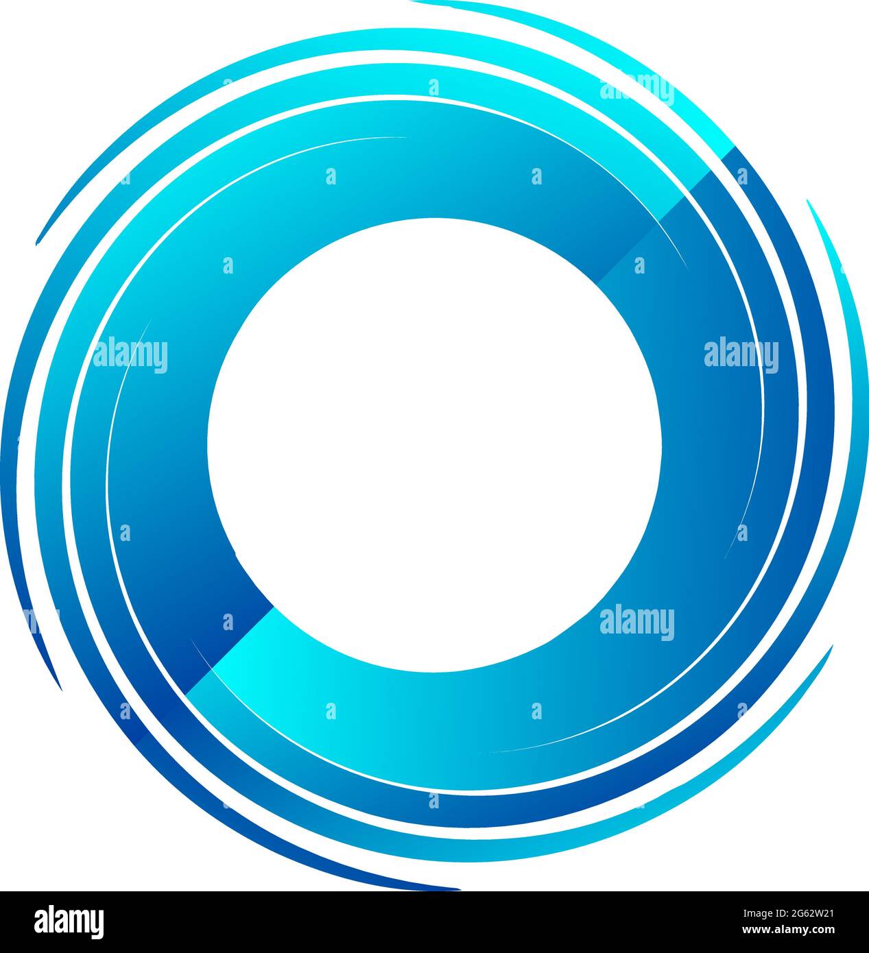 Abstract spiral, swirl, twirl design element. Curlicue, rotating shape ...