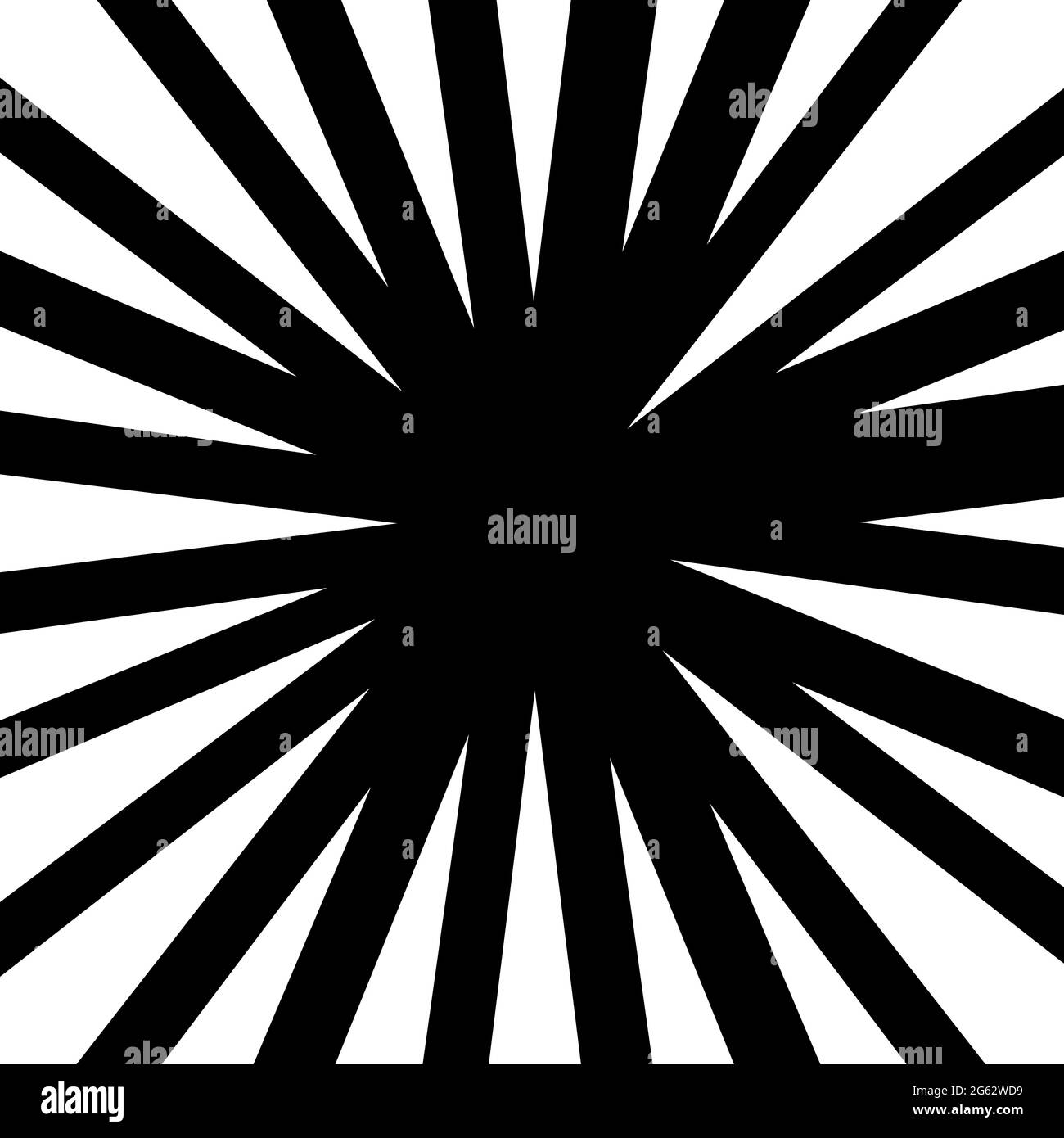 Radial, radiating burst lines. Converging lines design, illustration ...