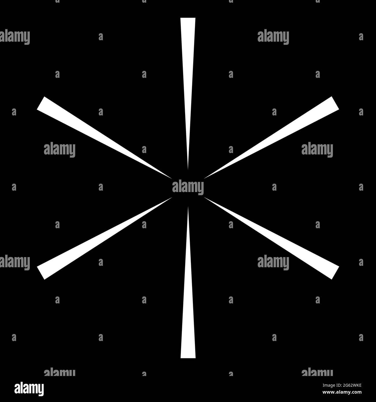 Radial, radiating burst lines. Converging lines design, illustration ...