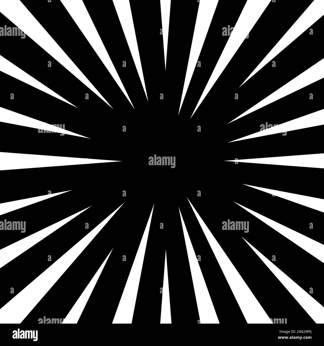 Radial, radiating burst lines. Converging lines design, illustration ...
