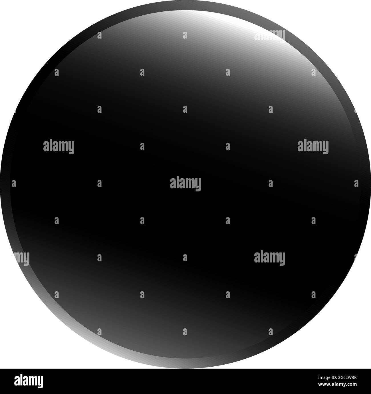 Blank, empty glossy, shiny circle design element. Circle with copyspace ...