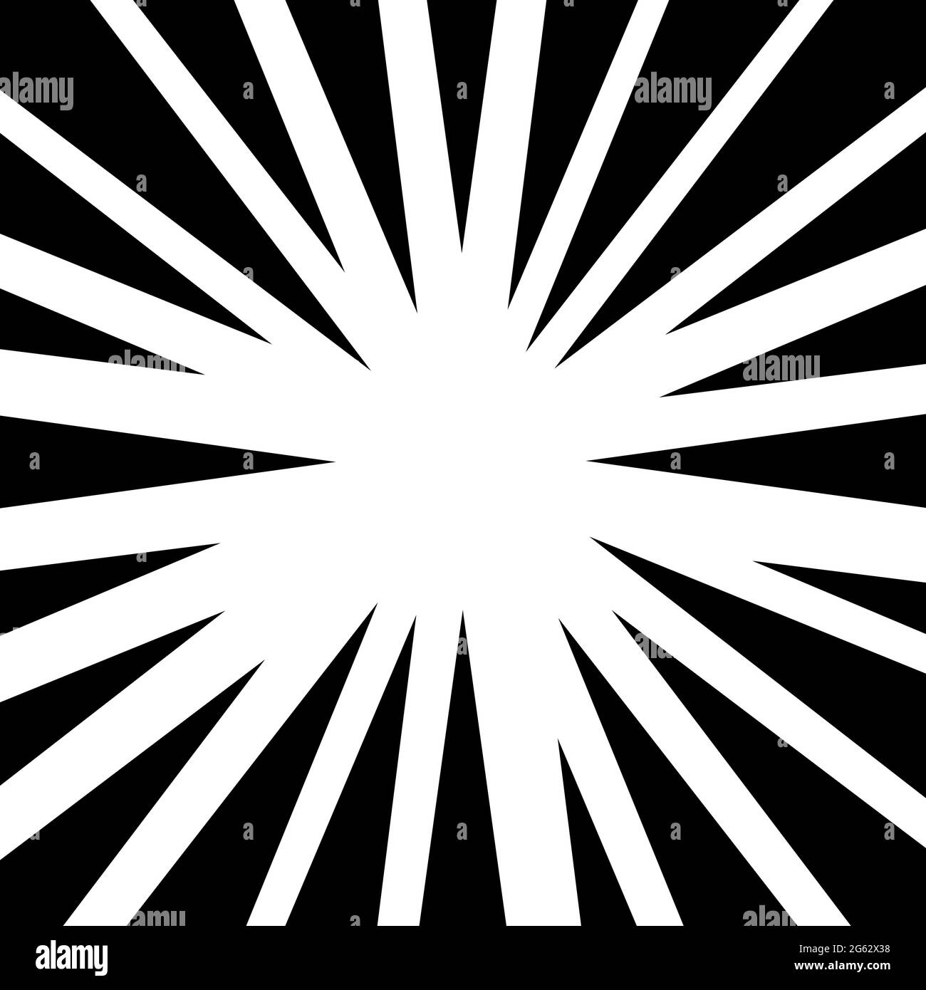 Radial, radiating burst lines. Converging lines design, illustration ...