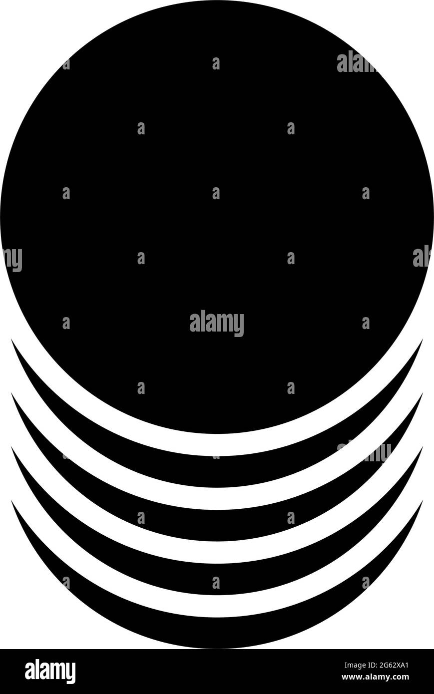 Stack, tier, layers tower icon, symbol. Multitier icon – stock vector ...