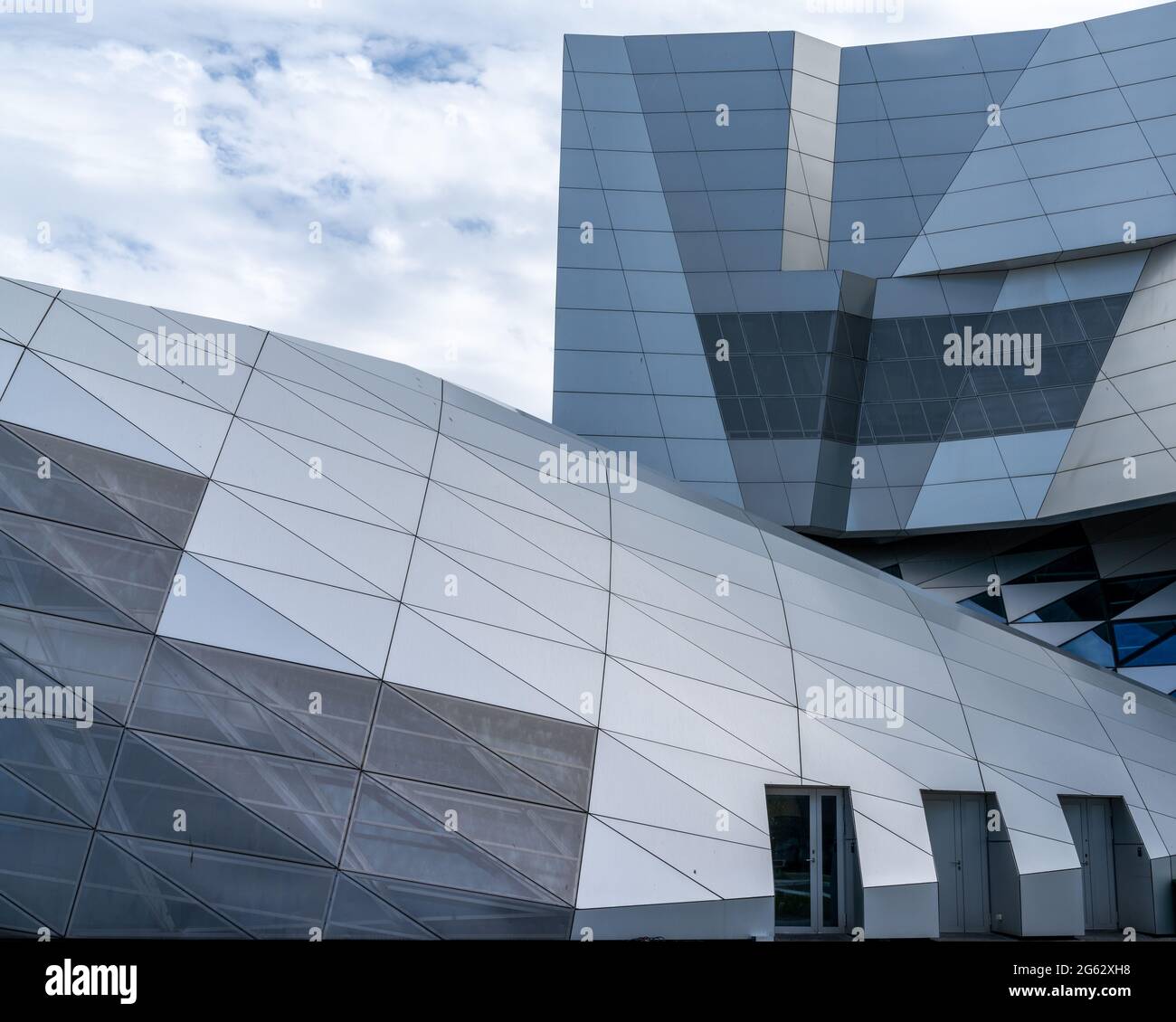 Aalborg, Denmark - 7 June, 2021: detail view of the iconic House of ...